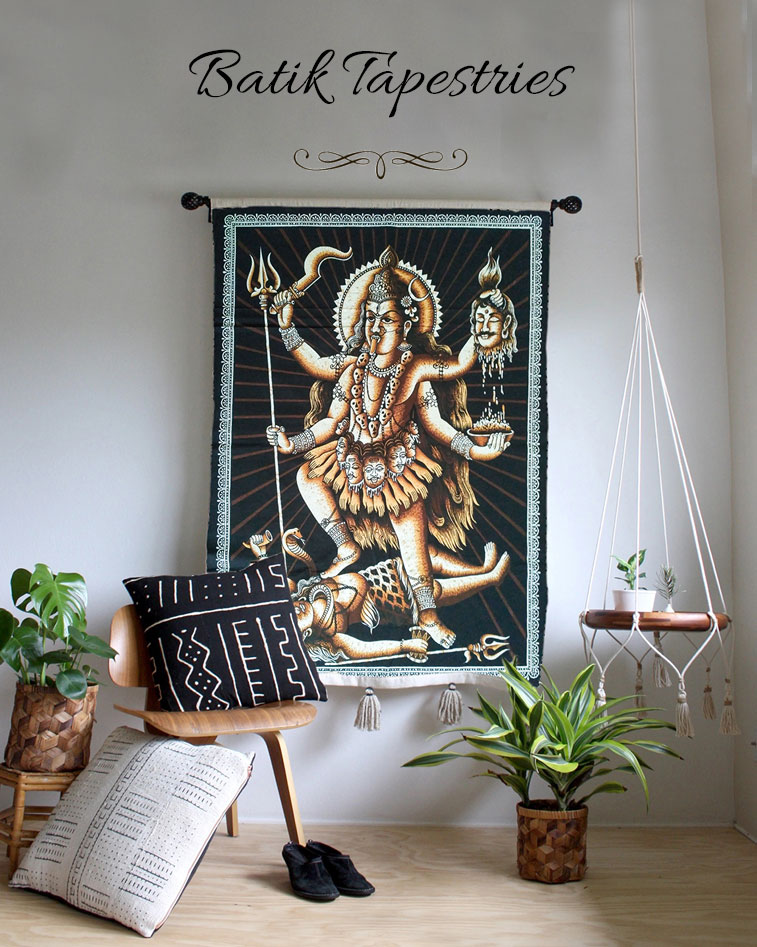 batik tapestry - rainbowhandicraft